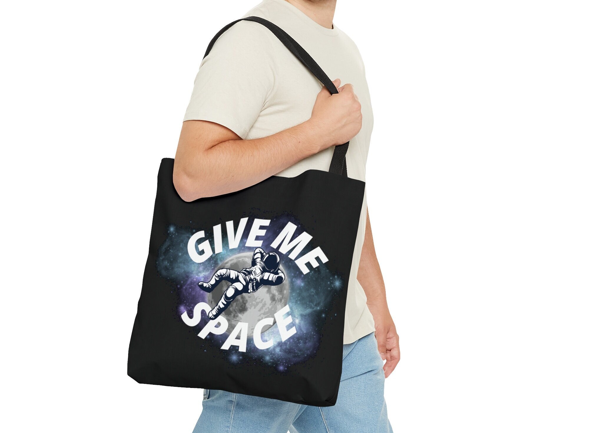 Galaxy Give Me Space Tote Bag for Astronomy Lover Astronaut - Etsy