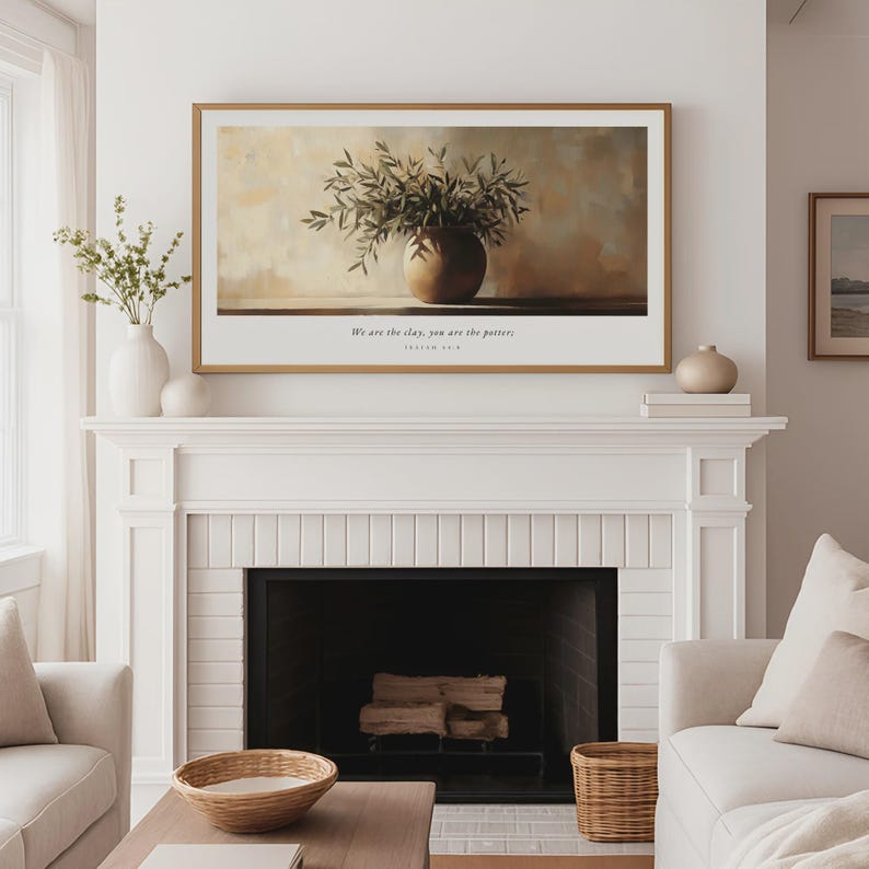 We Are the Clay, Your Are the Potter, Isaiah 64:8 Frame TV Art ...