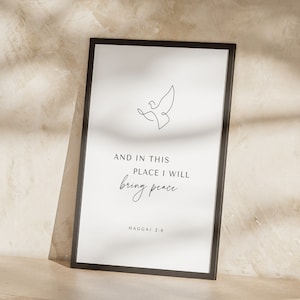 Haggai 2:9, Minimal Bible Verse, Bible Verse Print, Printable Scripture ...