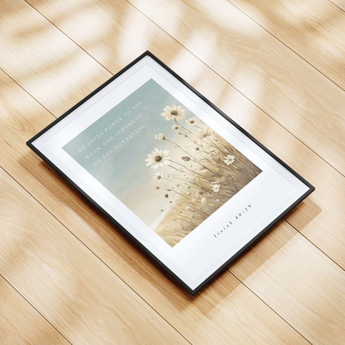 Isaiah 40:29, Bible Verse Print, Bible Art, Christian Print, Modern ...