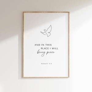 Haggai 2:9, Minimal Bible Verse, Bible Verse Print, Printable Scripture ...