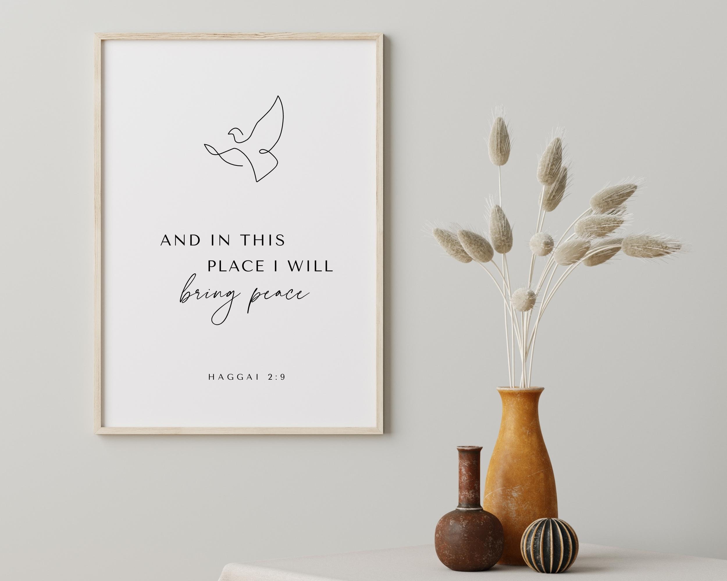 Haggai 2:9, Minimal Bible Verse, Bible Verse Print, Printable Scripture ...