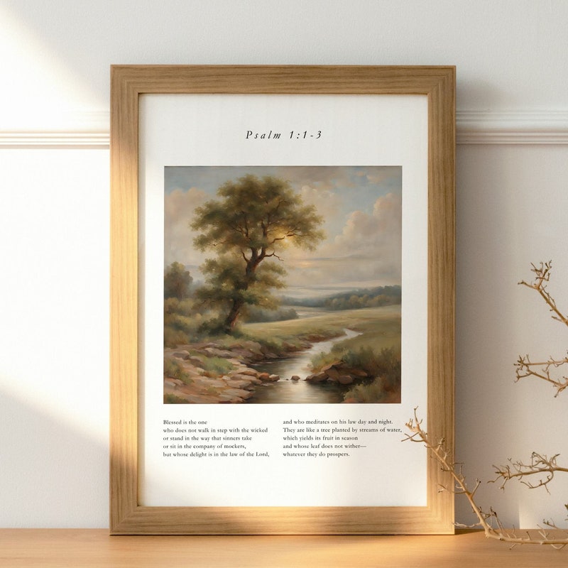 Psalm Print - Etsy