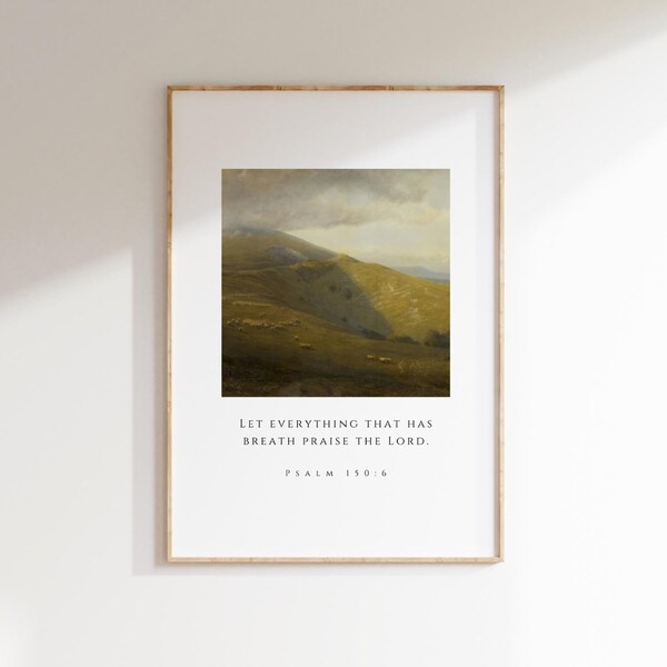 Psalm 150 6 - Etsy