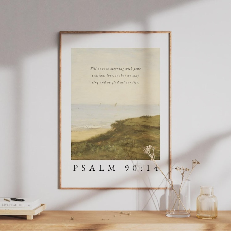 Psalm 90 14 - Etsy
