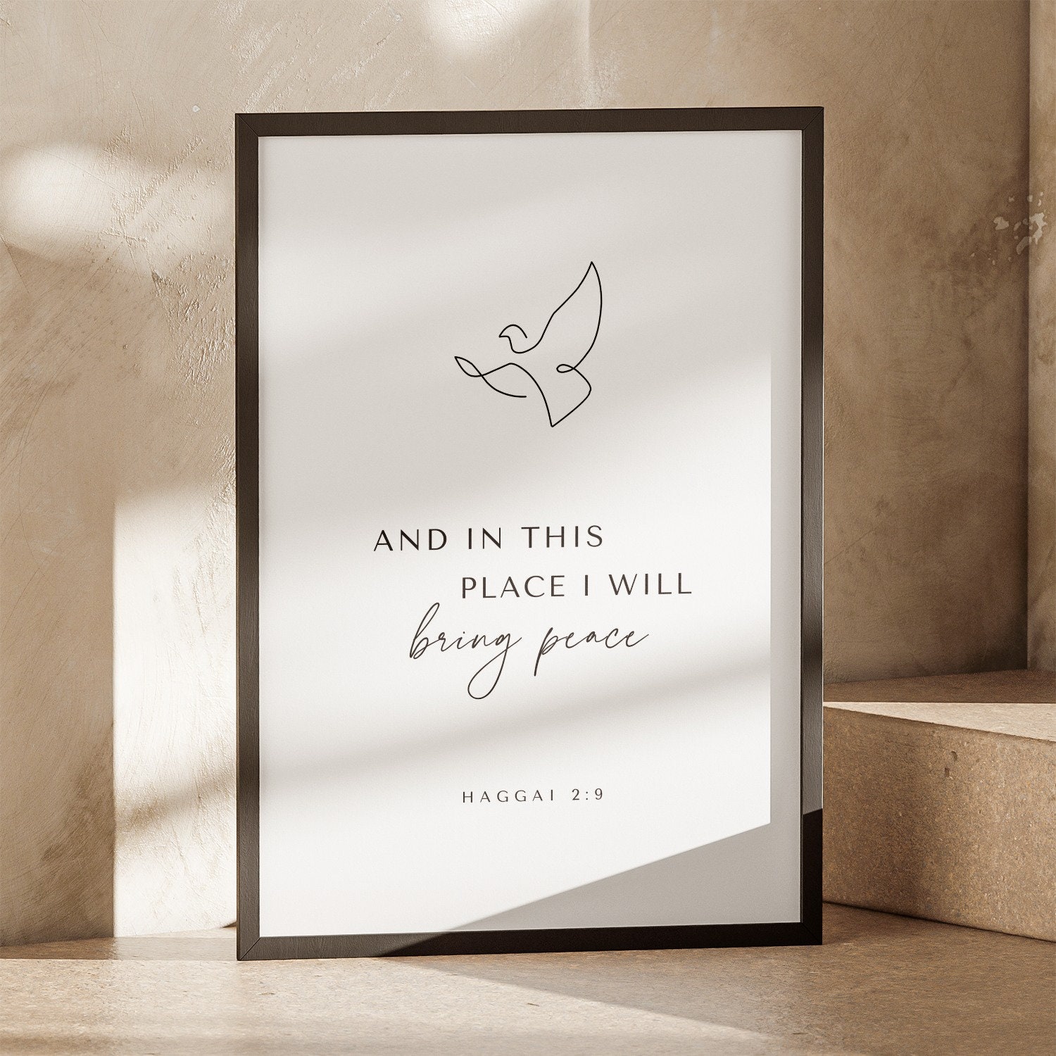 Haggai 2:9, Minimal Bible Verse, Bible Verse Print, Printable Scripture ...