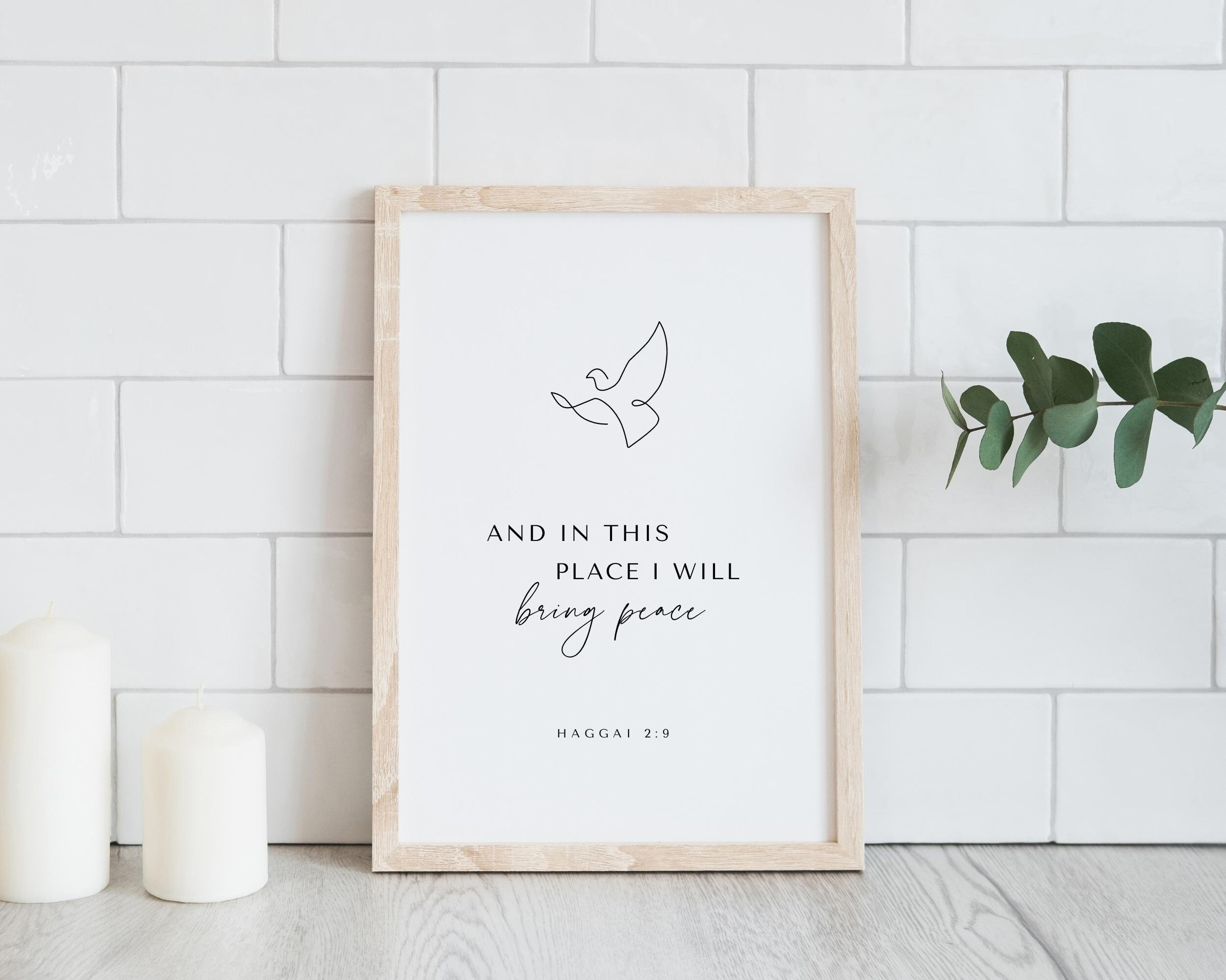 Haggai 2:9, Minimal Bible Verse, Bible Verse Print, Printable Scripture ...
