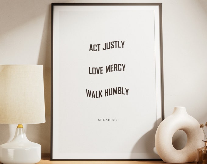 Seek Justice, Love Mercy, Walk Humbly, Justice Shirt, Micah 6:8 ...