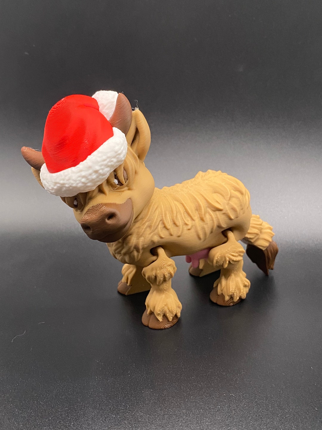 Christmas Highland Cow - Etsy