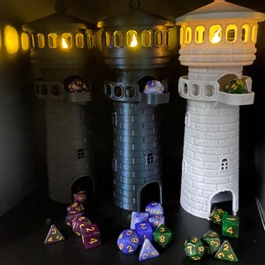 The Lighthouse Dice Tower (lighted) | Dice Watchtower | Lighted Tower ...