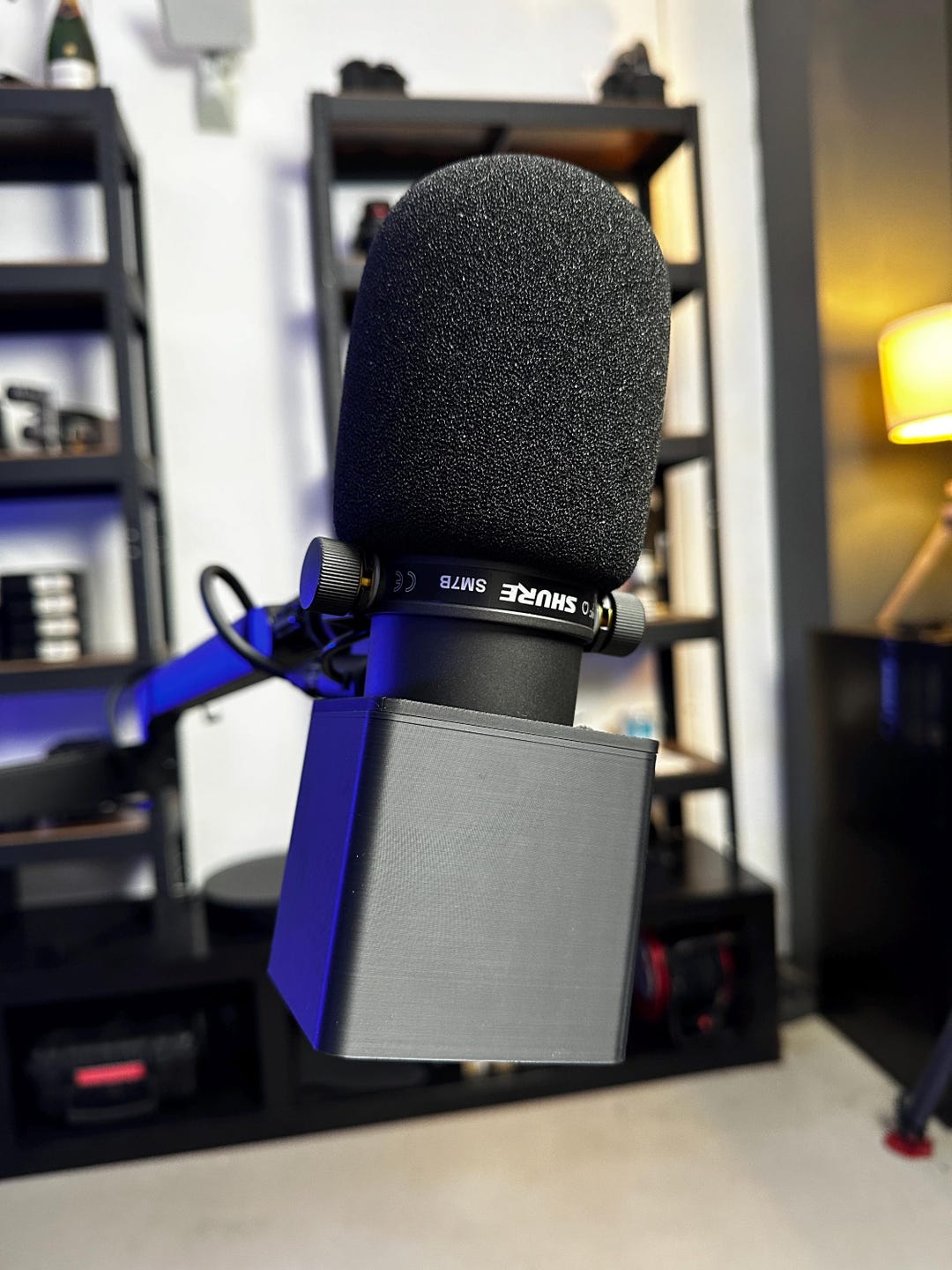 Microphone Flag for Shure SM7B | Round or Sharp Corners - Etsy