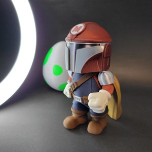 Mariolorian With Fire Saber and Groshi Mario and Mandolorian Mashup 2 ...