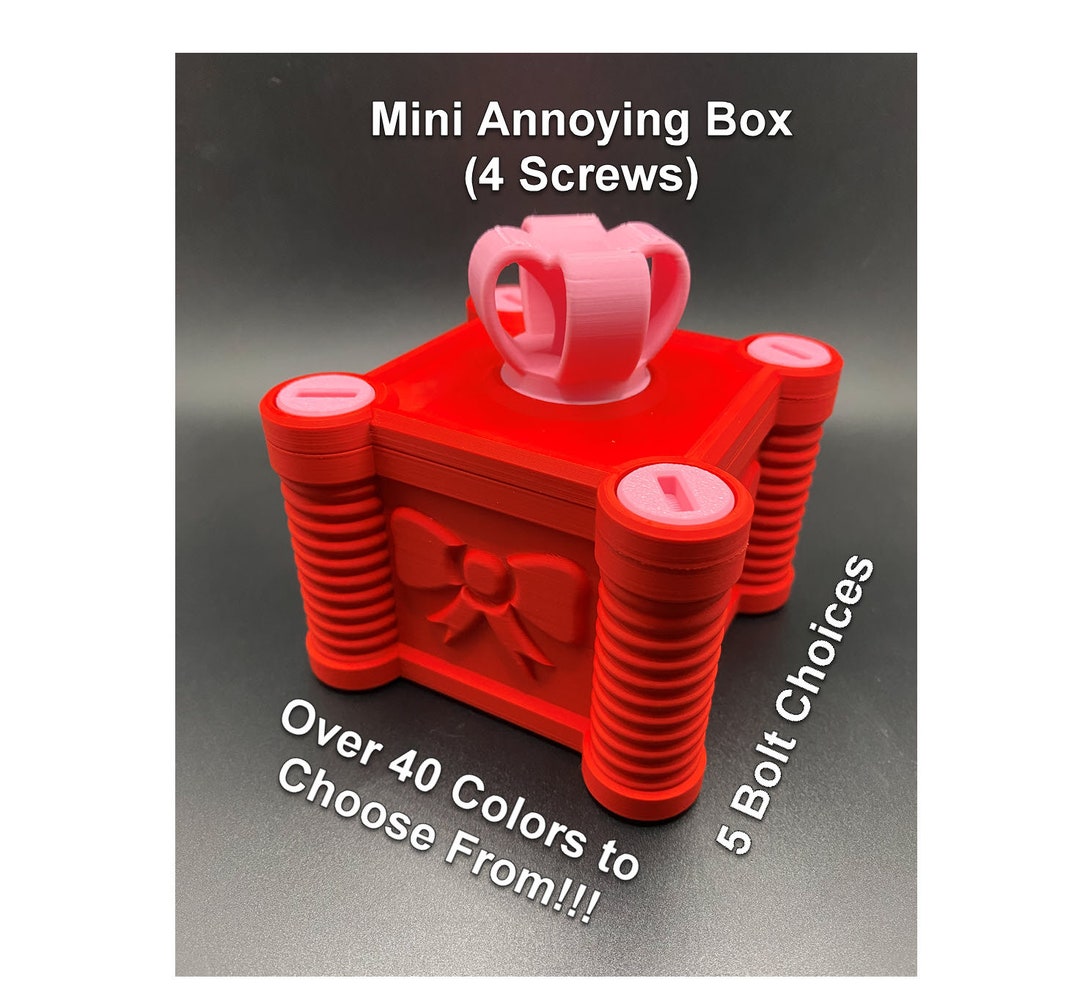 Annoying Gift Box (mini)/ 4 Screws / Prank Gift Box - Etsy
