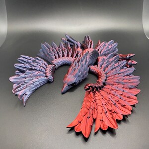 Articulated Phoenix With Flame Stand | Fidget Toy - Etsy