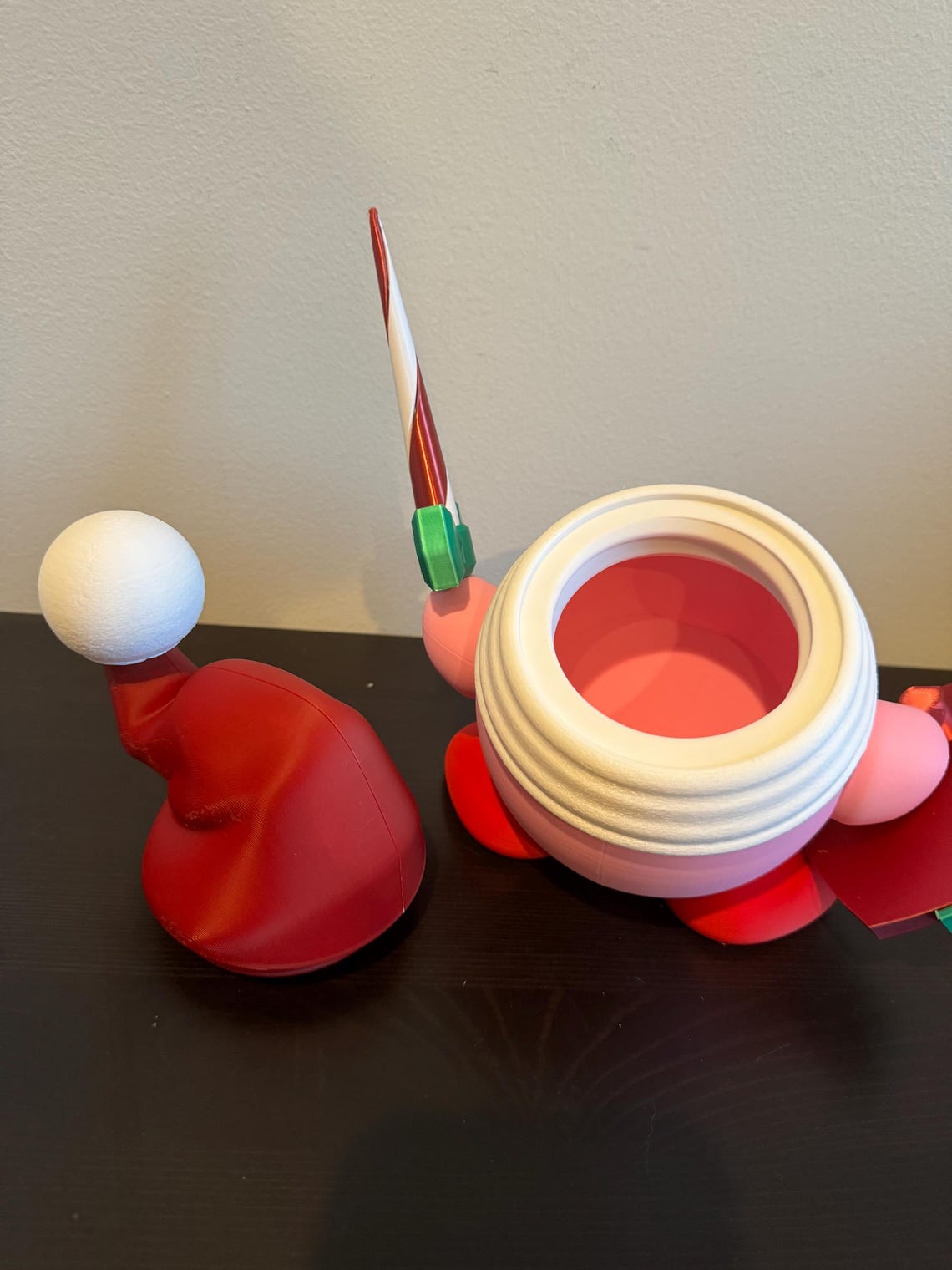 Santa Kirby Container With Sword and Shield | Stash Container ...