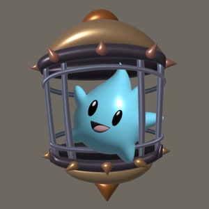 Lumalee in a Cage | Glow in the Dark | UV Reactive | Super Mario ...