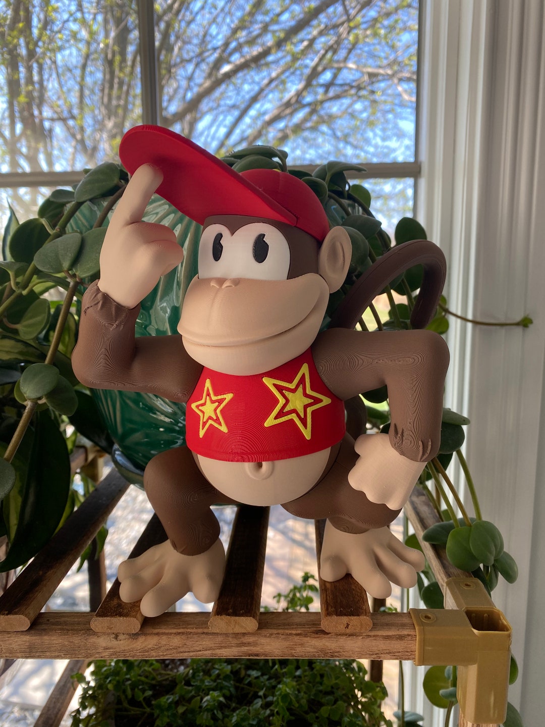 Diddy Kong 3D Printed Statue | 2 Sizes | Great Gift for the Collector ...
