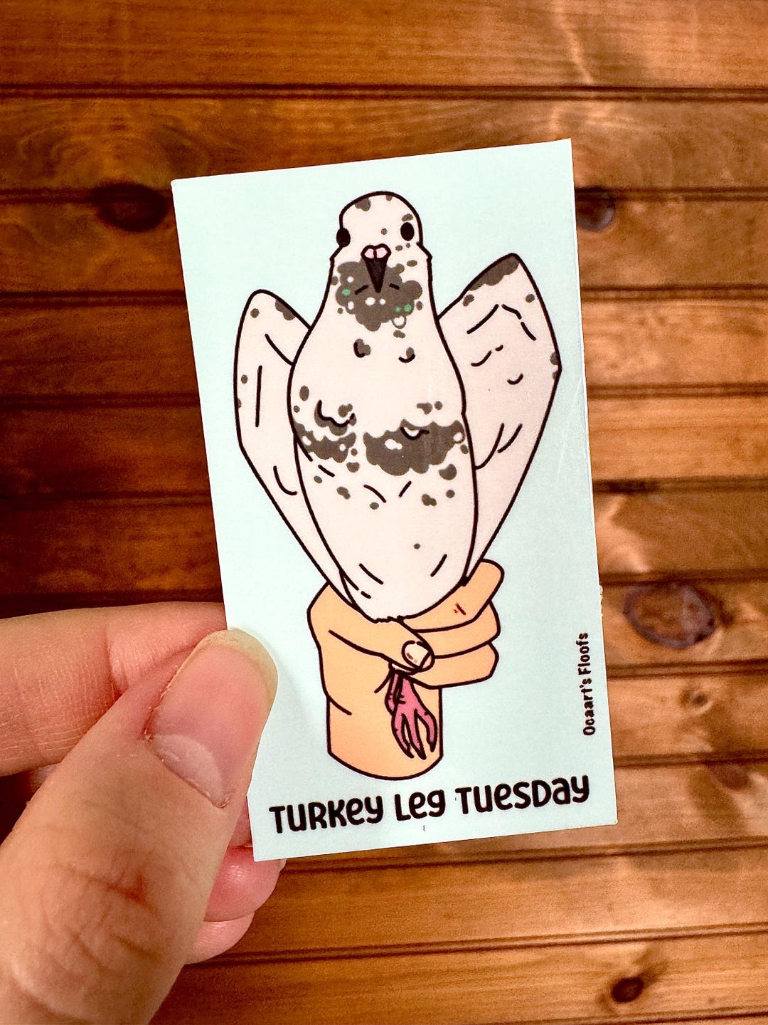 Pigeon Sticker | Funny Vinyl Weatherproof Water Bottle Sticker | Meme ...