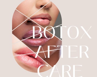 Botox and Filler Aftercare Cards Botox Filler Card Canva - Etsy