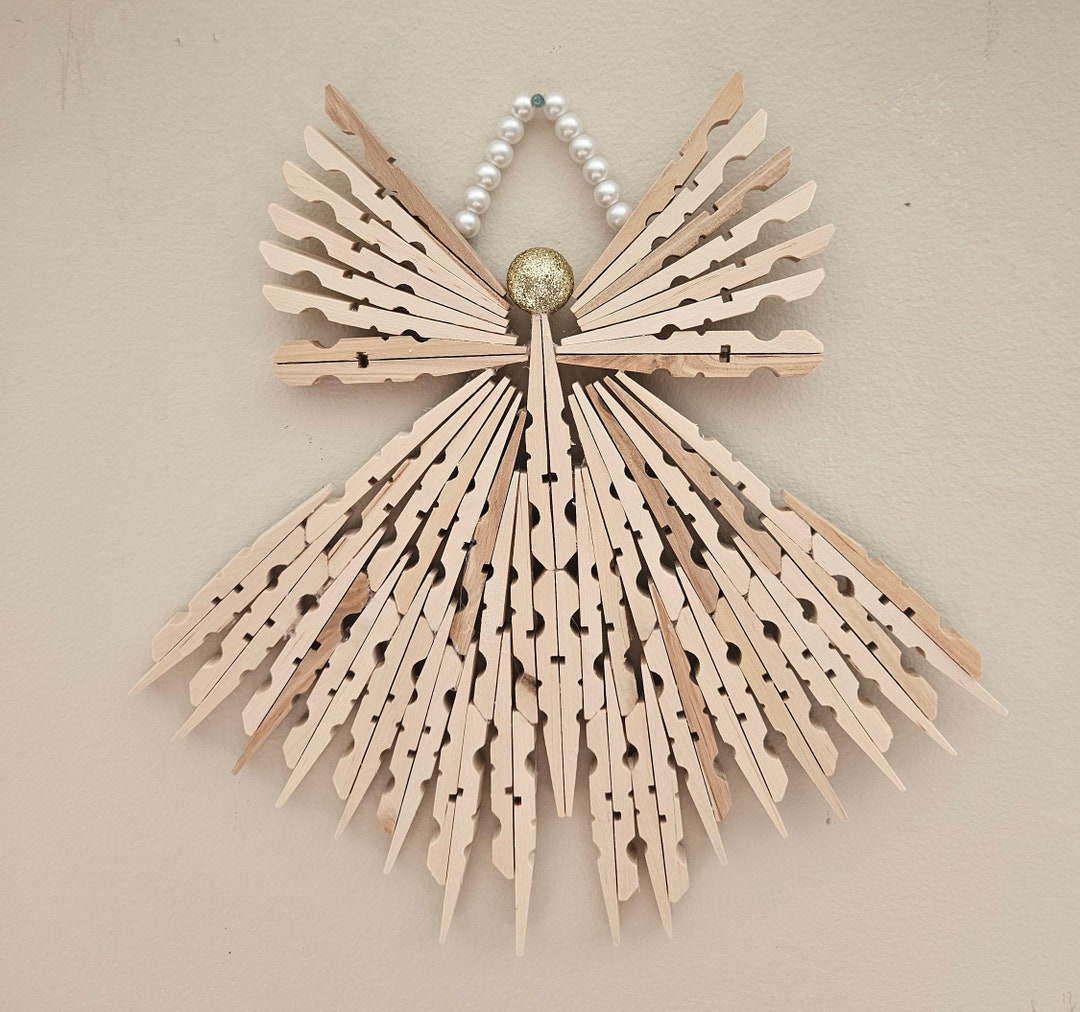Clothes Pin Angel - Etsy