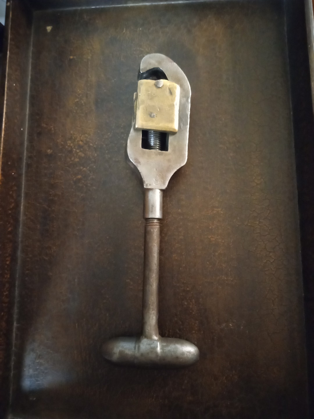 Vintage 1930s/40s Heavy Duty Steel and Brass Pipe Cutter - Etsy