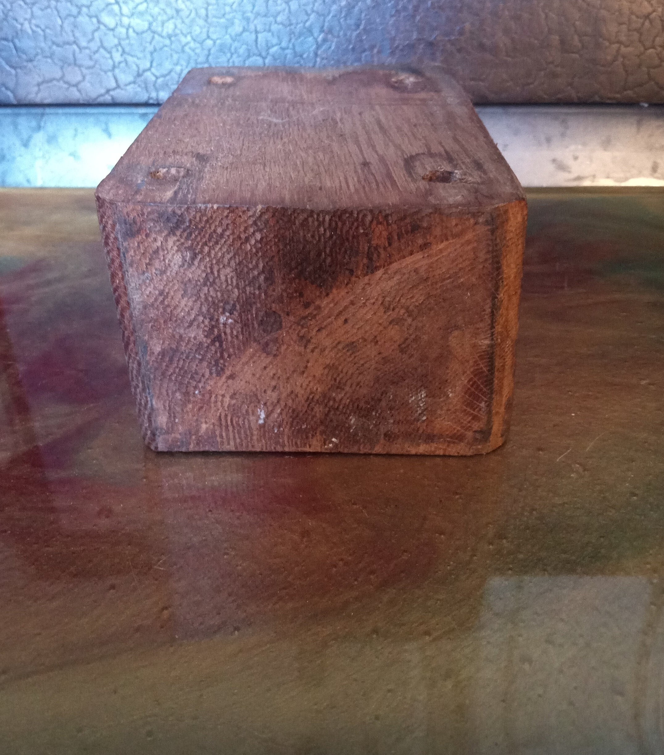 Antique 1910 Block of Red Oak - Etsy