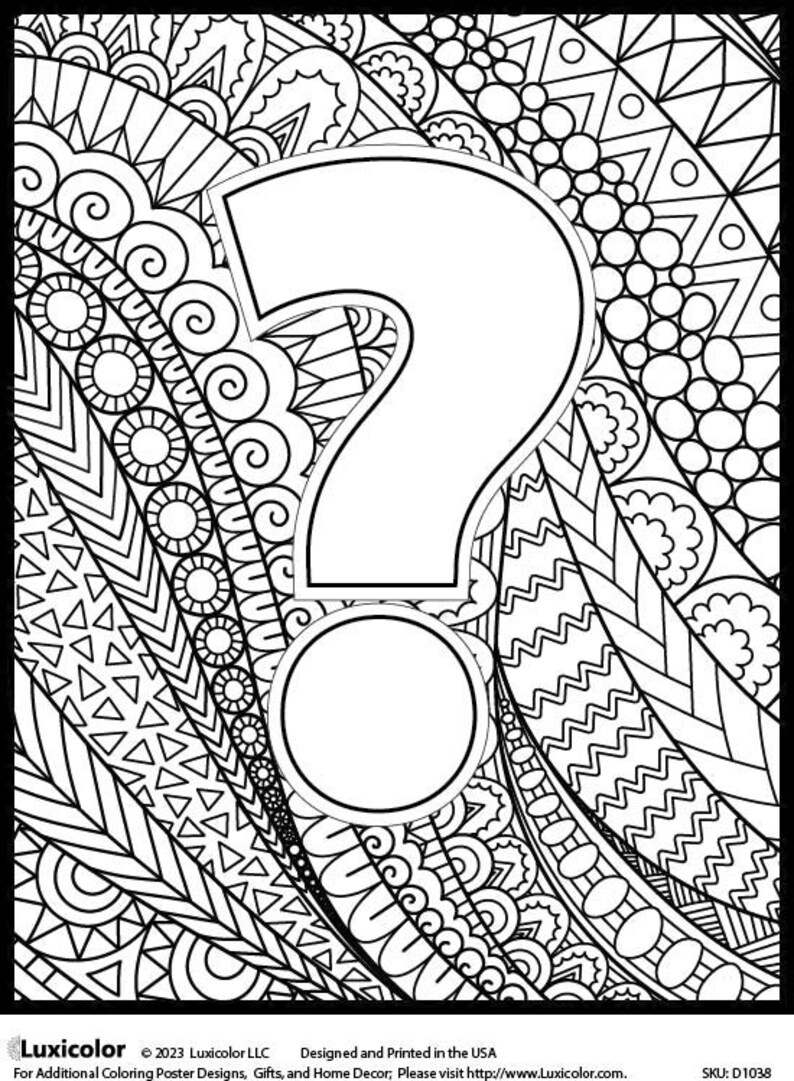Zendoodle Zentangle-inspired Printable Mandala Coloring - Etsy