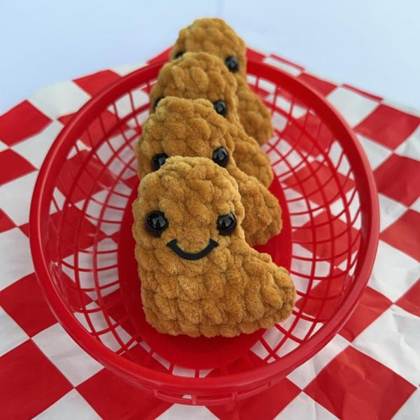 Chicken Nugget Plush - Etsy