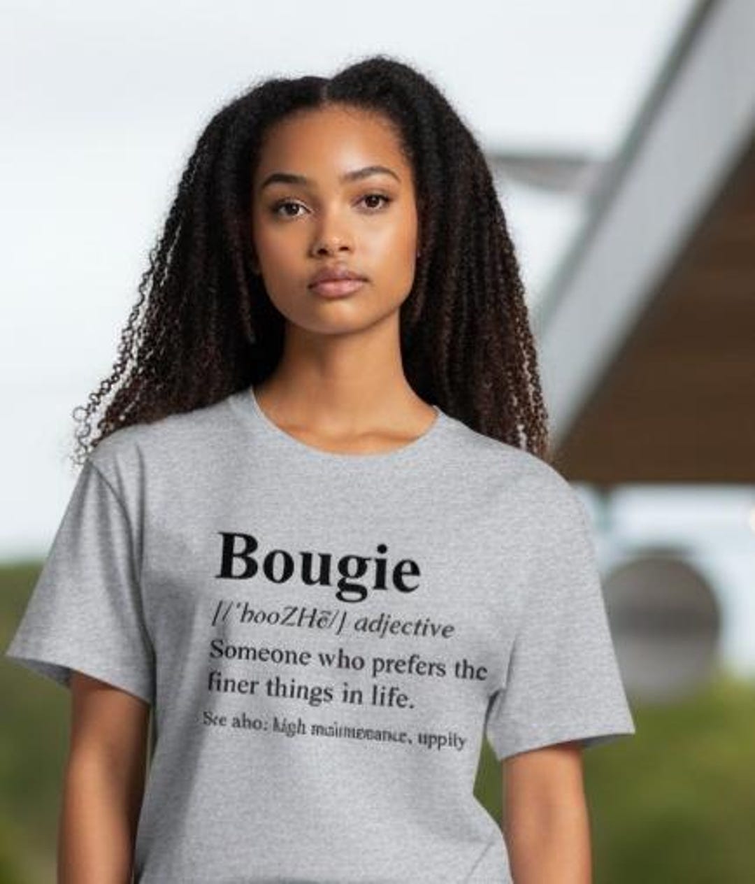 50% OFF Clearance Bougie Definition Shirt Gray W/ Blk Lettering - Etsy