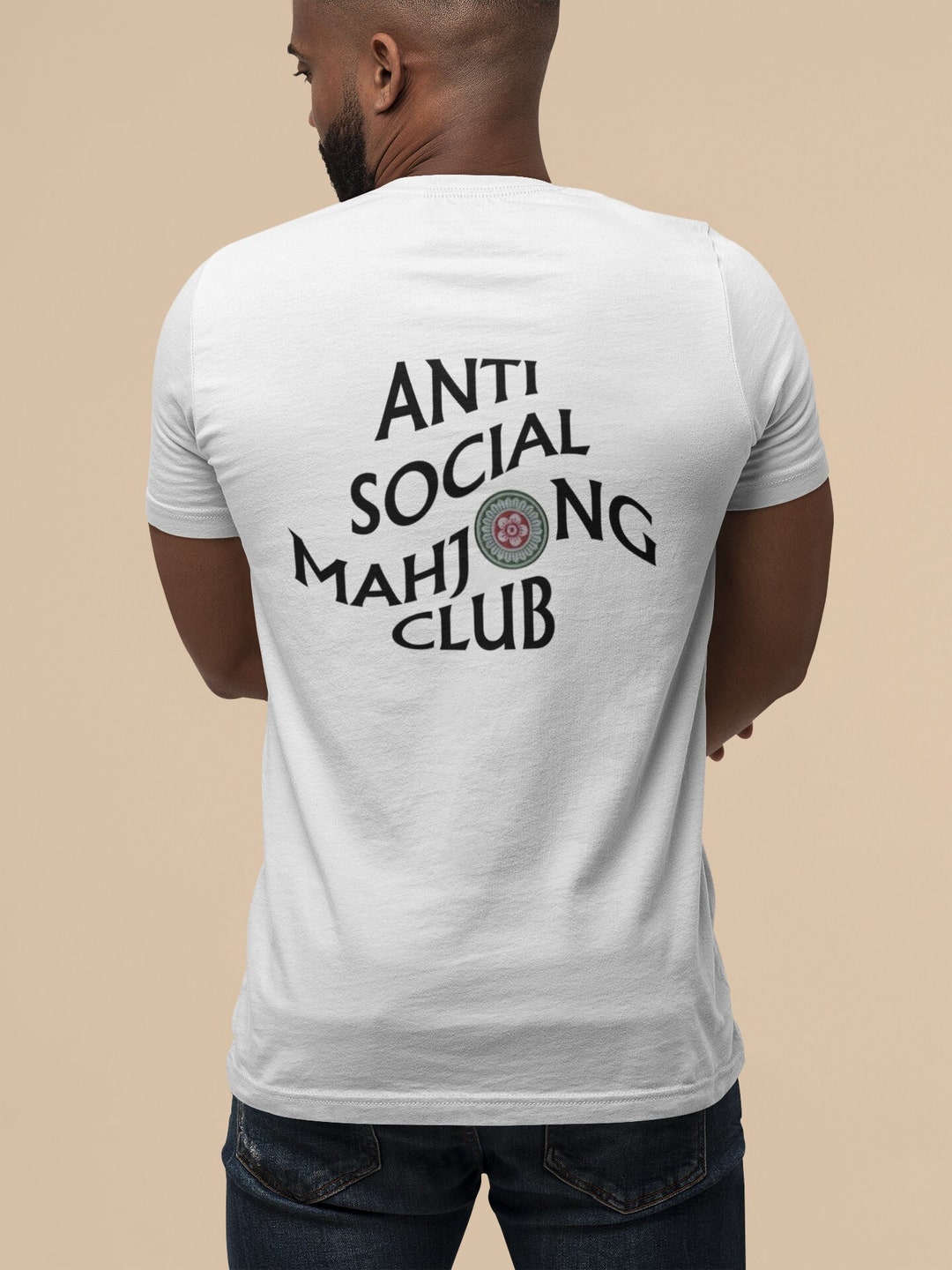 Anti Social Mahjong Club Tee, Mahjong Tshirt, Mahjong Gift, Mah Jongg ...