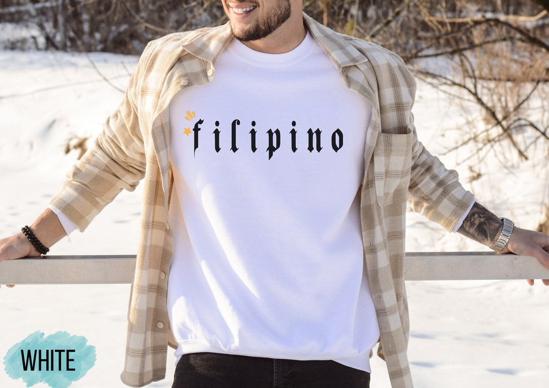 Filipino Sweater, Minimalistic Filipino Top, Philippines Sweatshirt ...