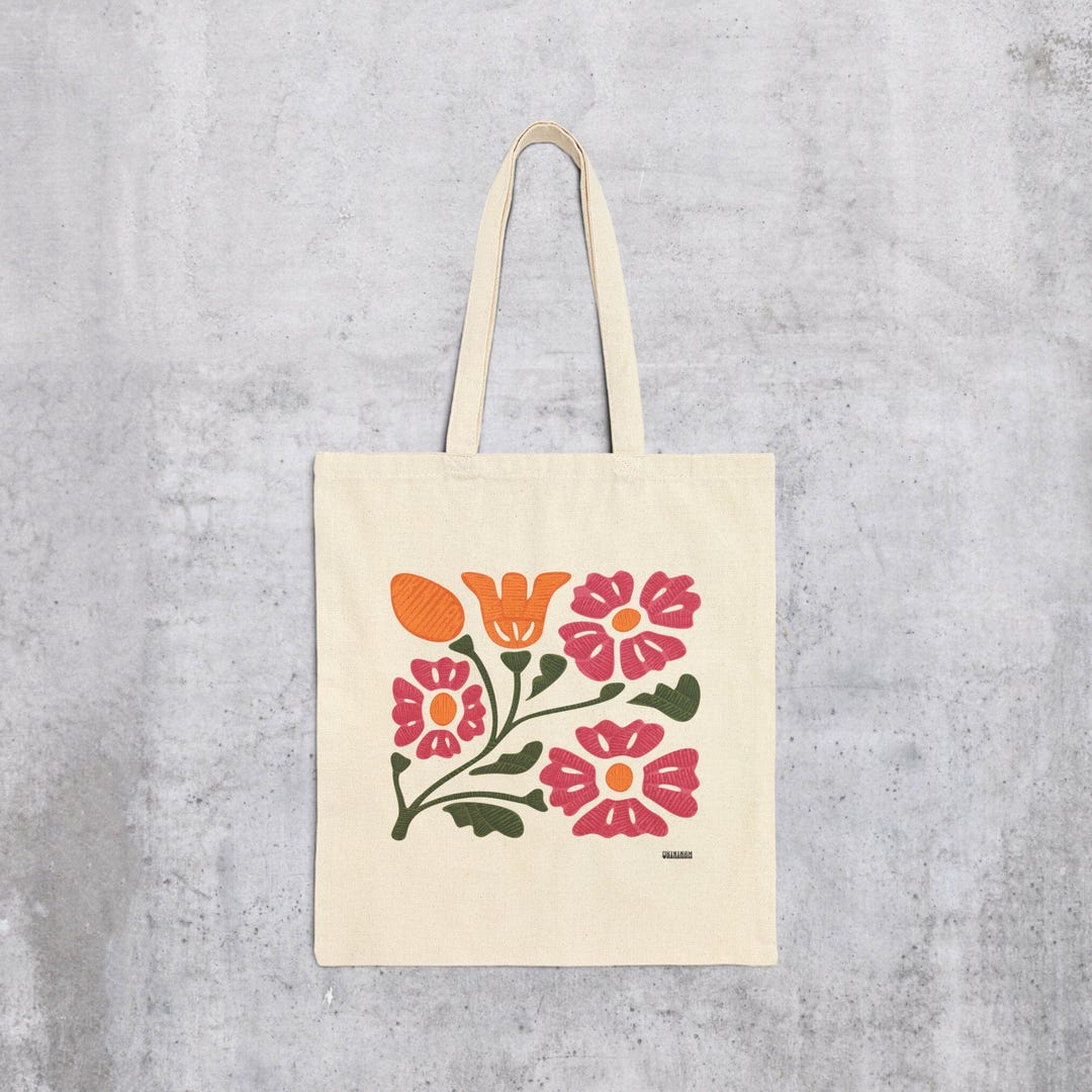 Filipina Tote Bag, Filipino Tote, Pinay Bag, Filipina Floral Bag ...