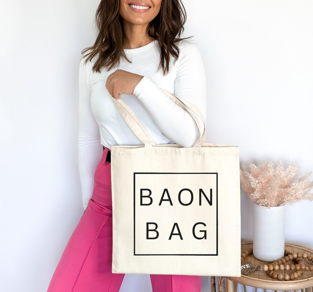 Baon Filipino Tote Bag, Cute Minimalistic Durable Design, Funny ...