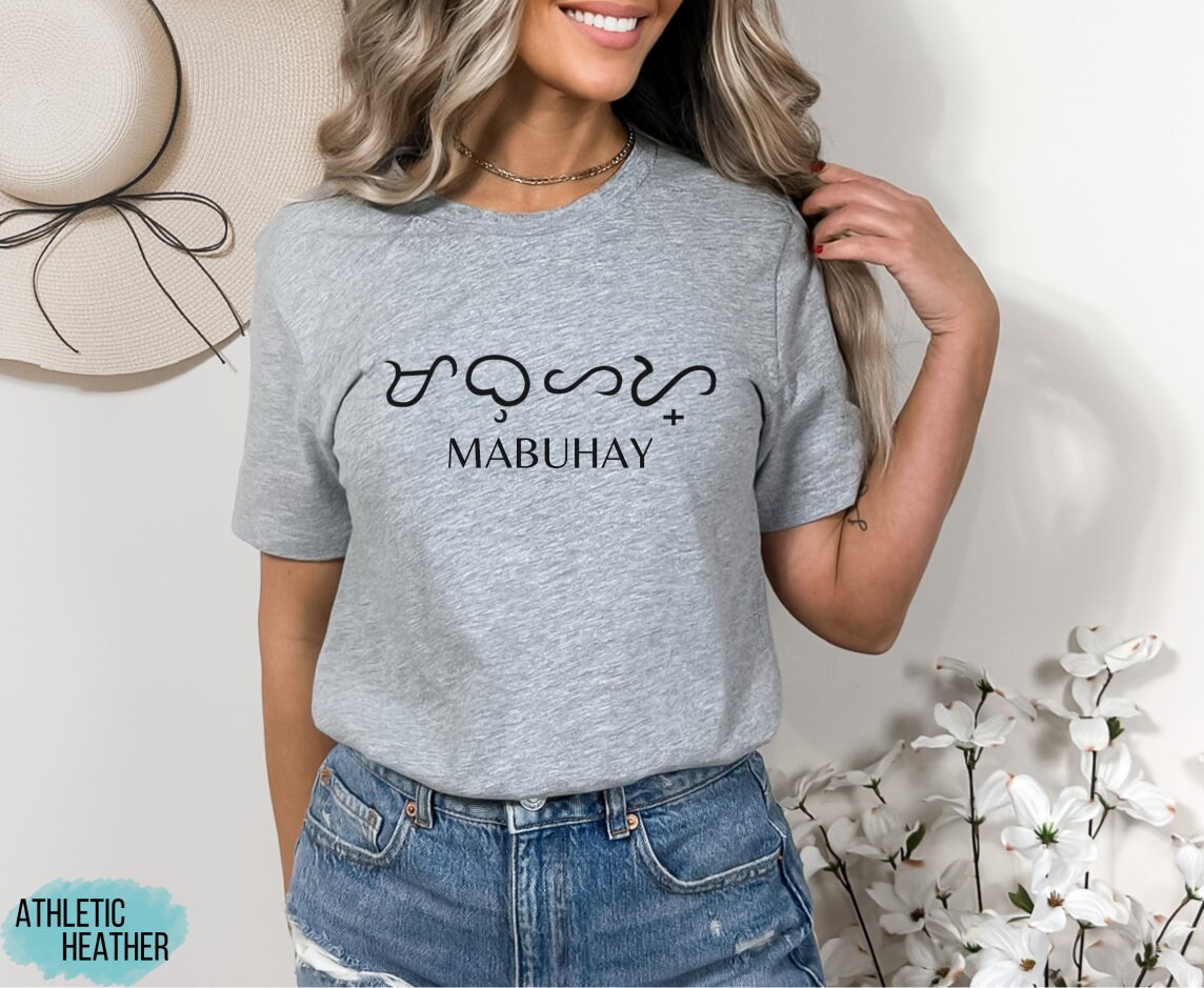 Mabuhay Baybayin escribiendo filipino sol minimalista tagalo - Etsy México