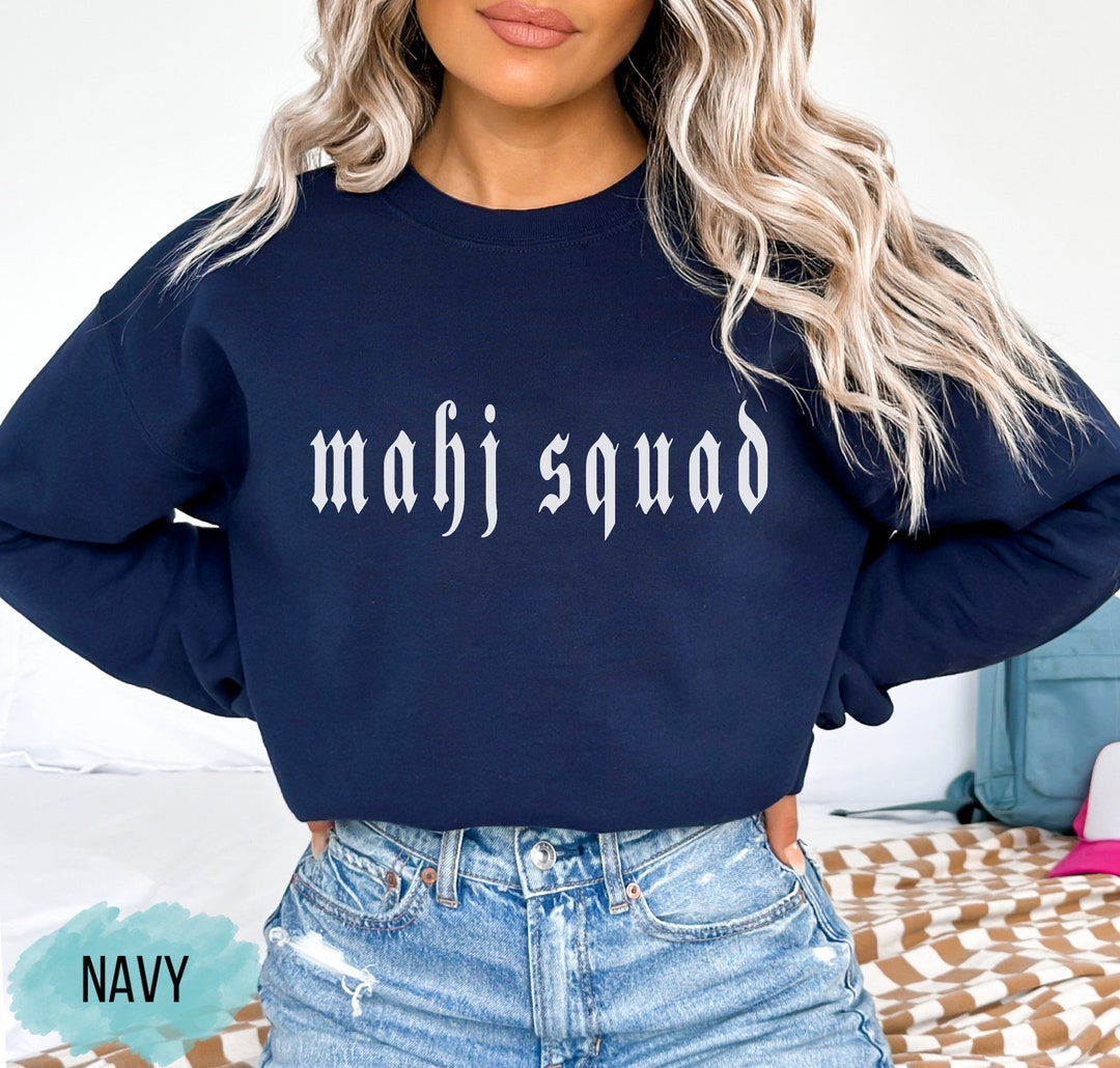 Mahj Squad, Mahjong Sweater, Mahjong Characters, Mahjong Gift, Mah ...