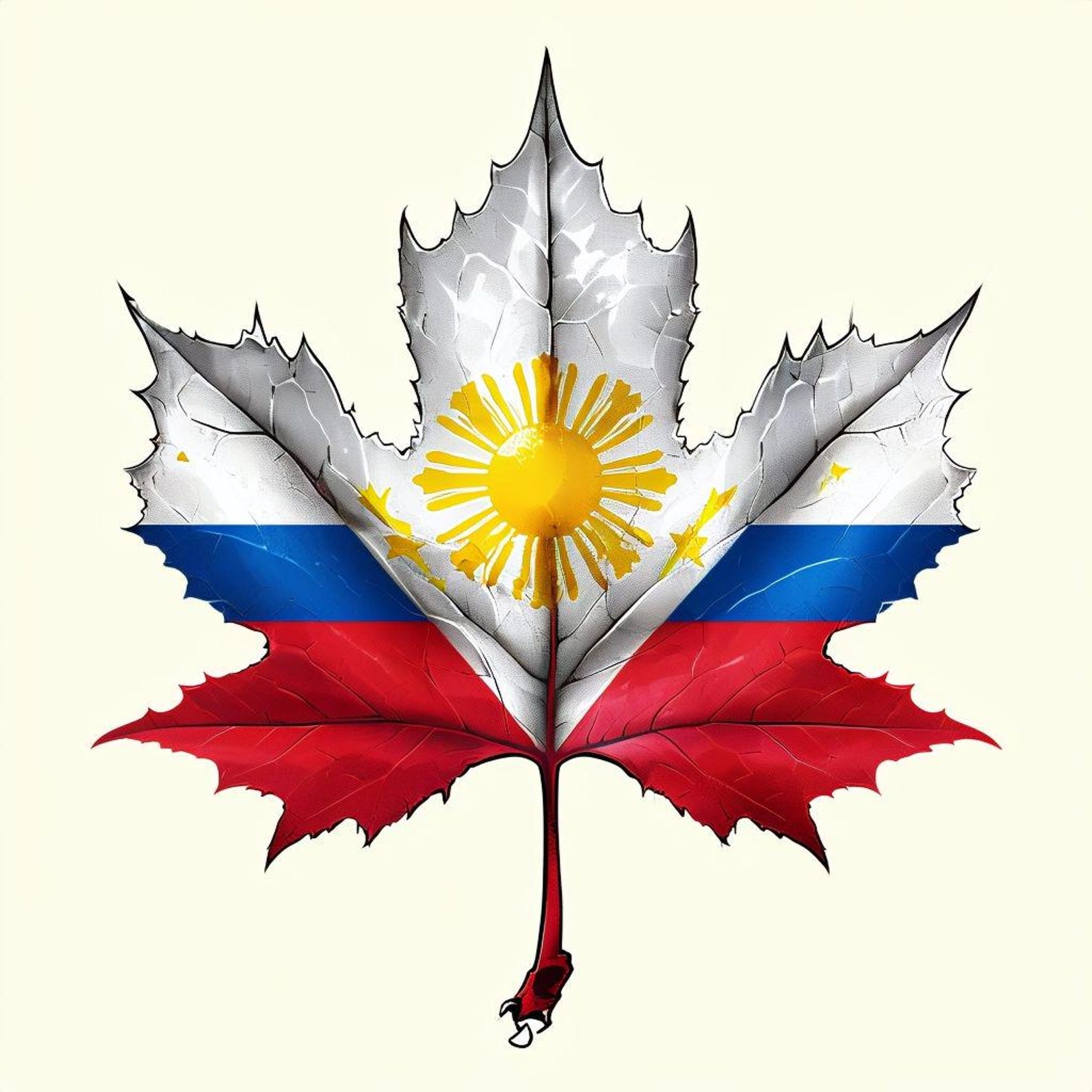 Canadian Filipino Flag PNG Downloadable File Tagalog Ilocano Digital ...