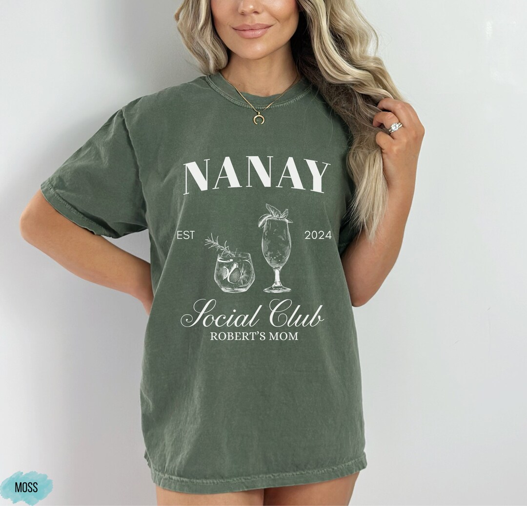 Custom Nanay Shirt, Social Club T-shirt, Filipino Mom Shirt ...