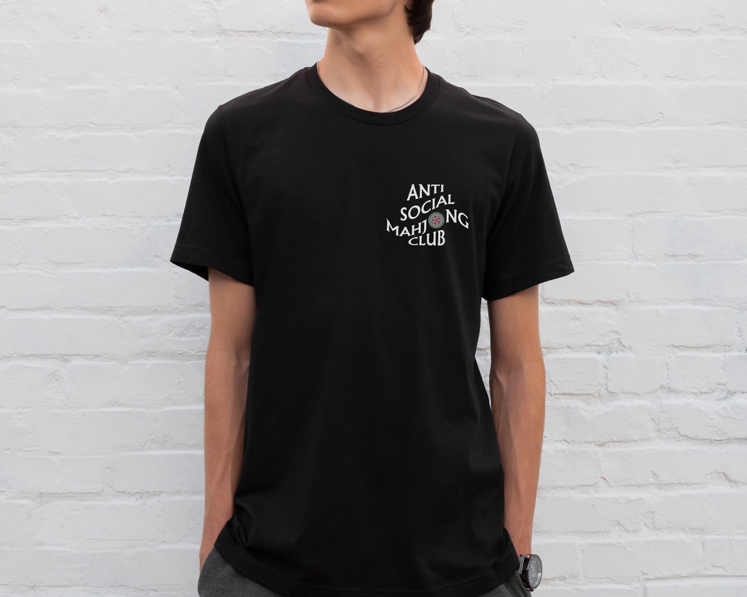 Anti Social Mahjong Club Tee, Mahjong Tshirt, Mahjong Gift, Mah Jongg ...