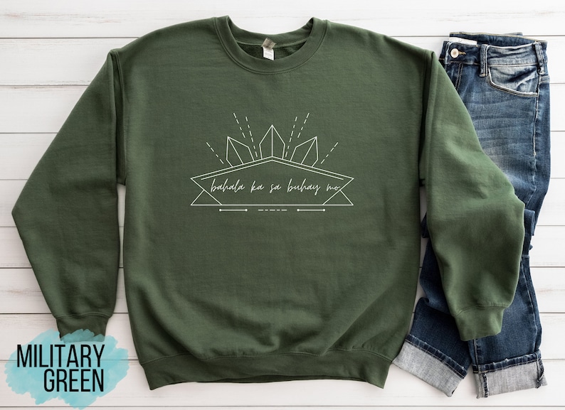 Bahala Ka Sa Buhay Mo Tagalog Sweater, Minimalistic Filipino Top ...