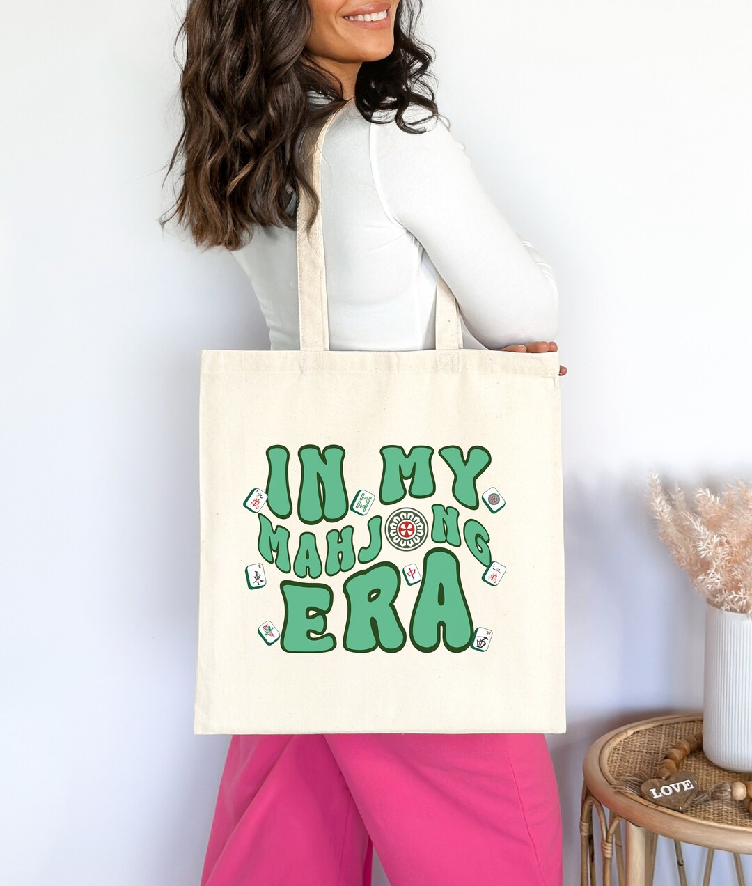 Mahjong Era Tote Bag, Mahj Squad, Mahjongg is Life, Mahjong Squad, Game ...