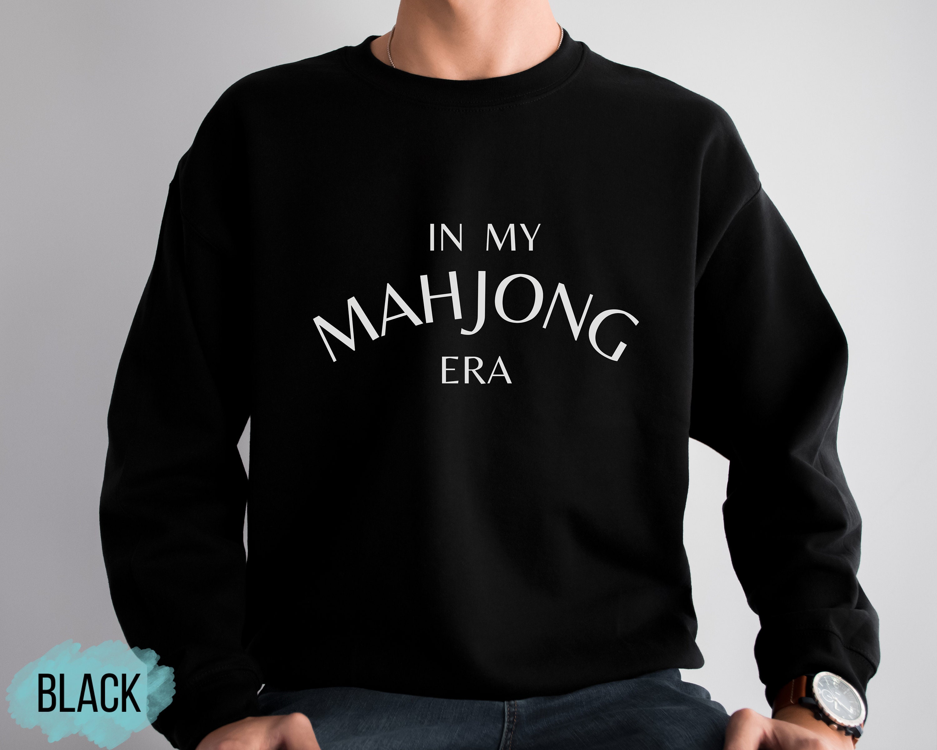 In My Mahjong Era Sweater, Unisex Mahjong Sweatshirt, Mah Jongg Shirt ...