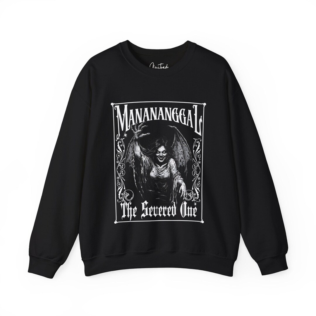 Filipino Manananggal Sweater, Unisex Gothic Sweatshirt, Aswang Pullover ...