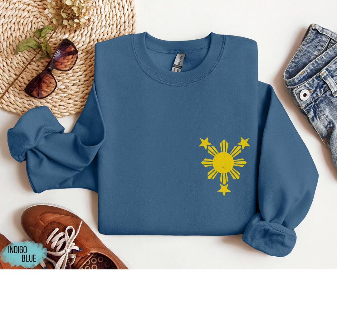 Vintage Filipino Star Sweatshirt Minimalistic Filipino Top Unisex ...