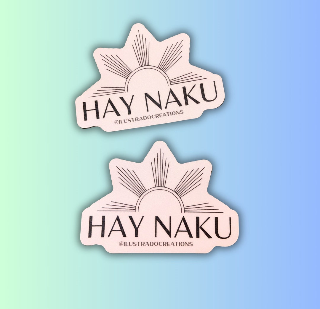 Filipino Sticker, Hay Naku Sun Stickers, Minimalistic Philippines ...