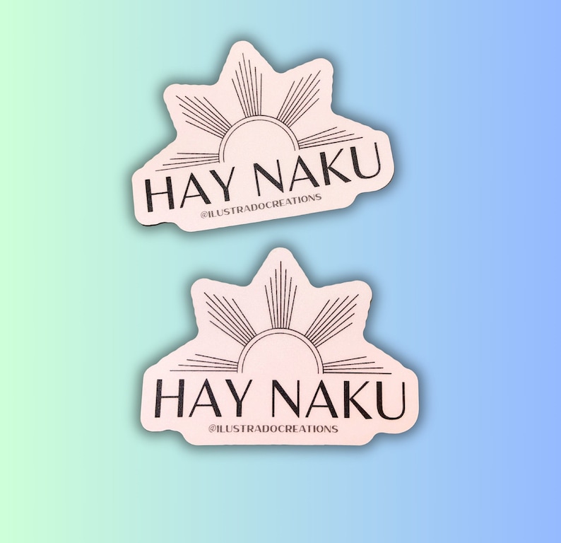 Filipino Sticker, Hay Naku Sun Stickers, Minimalistic Philippines ...