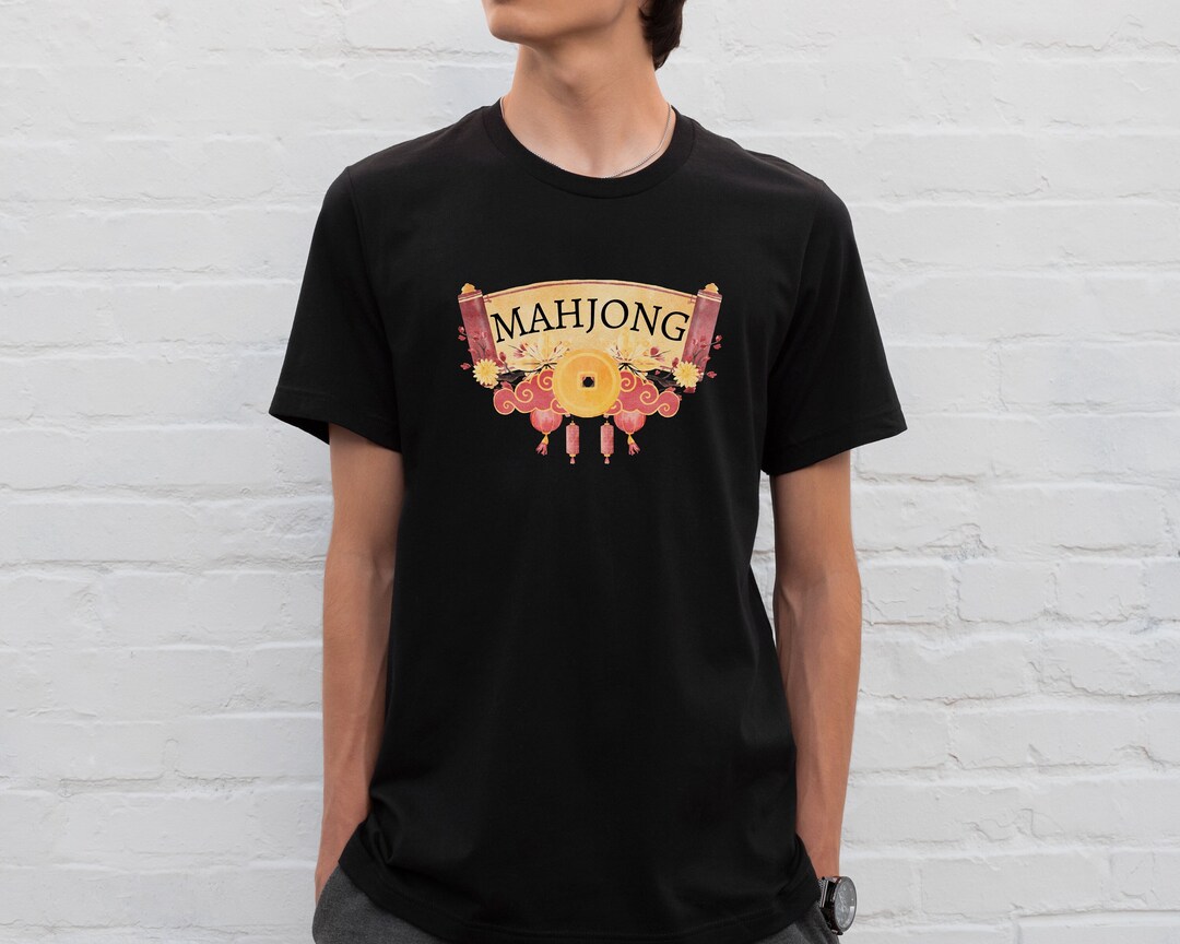 Unisex Mahjong Tshirt, Mahjong Characters, Mahjong Gift, Mah Jongg ...