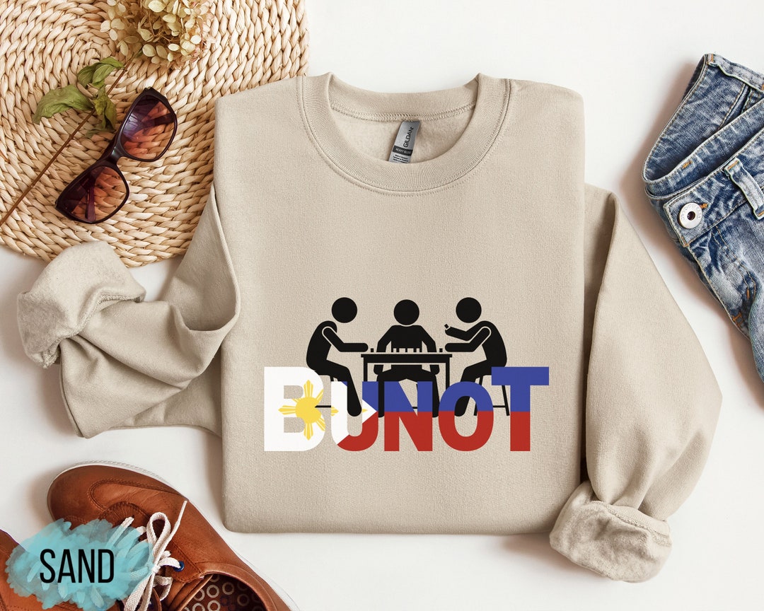 Mahjong Bunot Filipino Mahjongg Sweater, Philippines Sweatshirt, Mahj ...