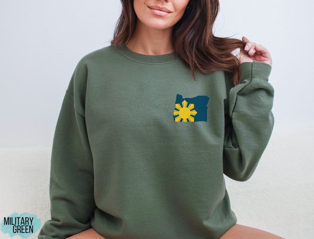 Oregon Filipino Sun Sweater, Minimalistic Filipino Top, Unisex ...