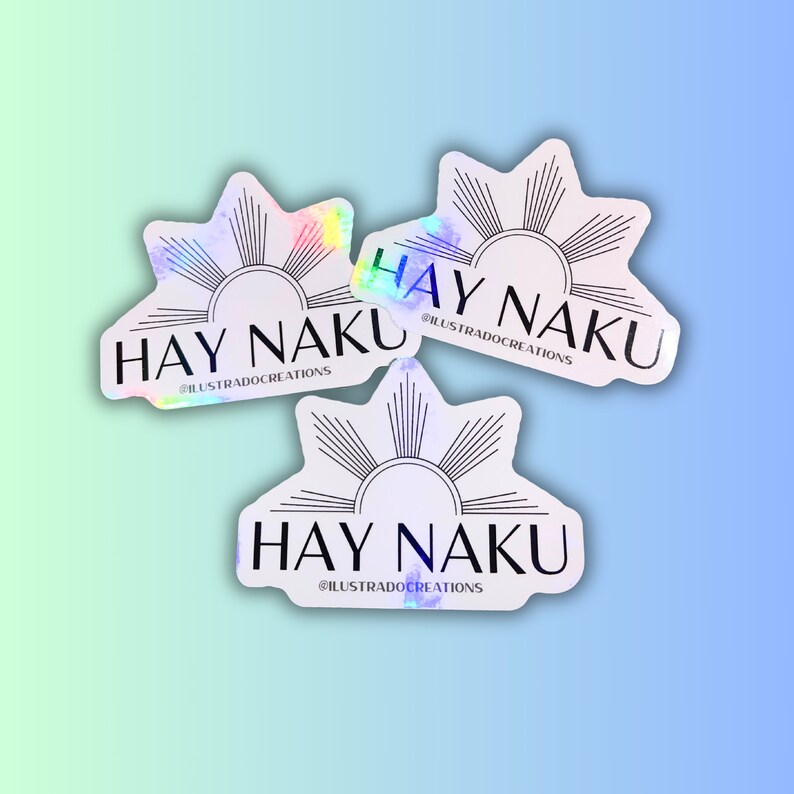 Filipino Sticker, Hay Naku Sun Stickers, Minimalistic Philippines ...