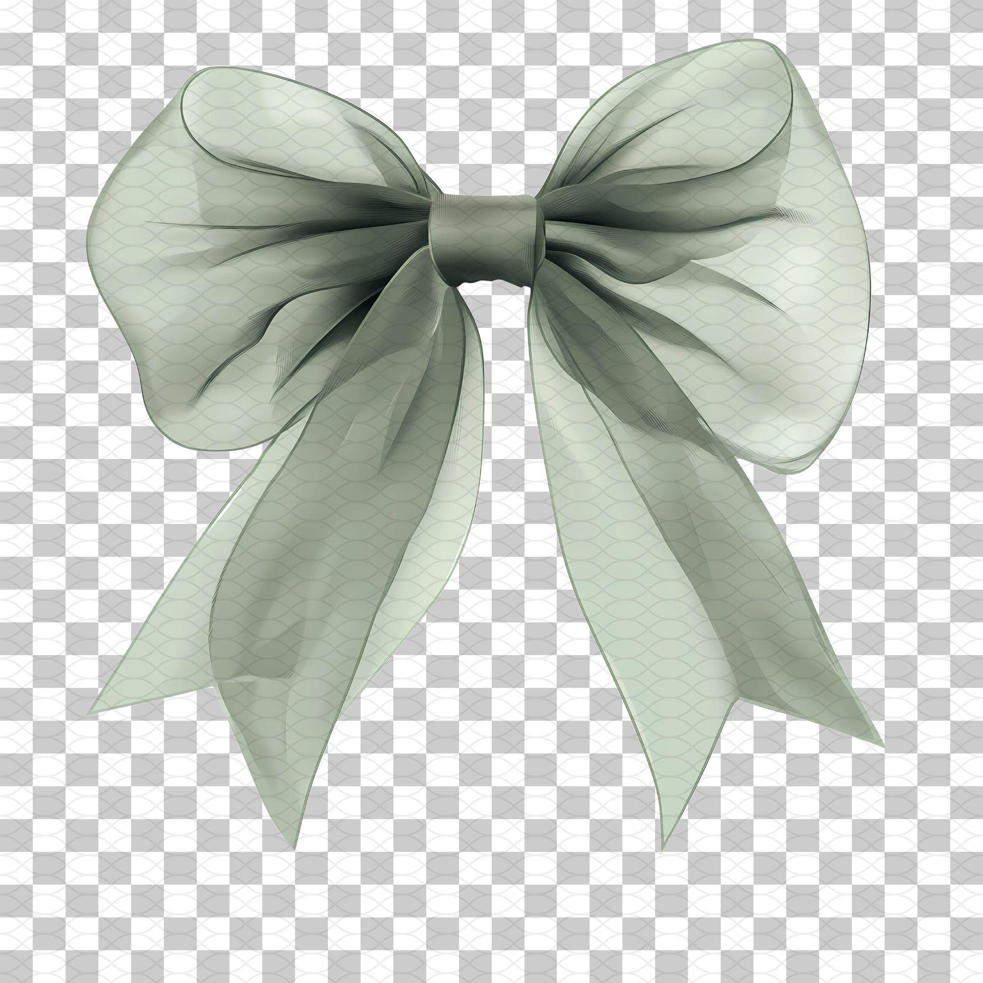 Sage Green Coquette Bow, Green Coquett Bow, Green Bow Coquette, Bow Png ...